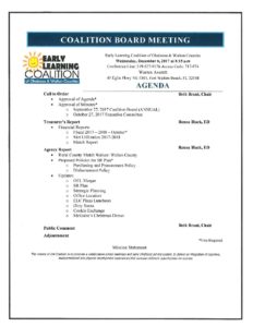 Board Packet 12_6 | Early Learning Coalition of the Emerald Coast